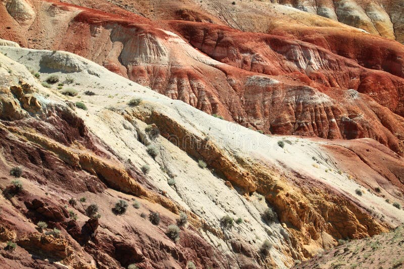 Multi-colored Altay Mountains Stock Photo - Image of distance, open ...