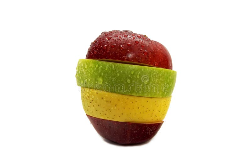 Multi-colored apple stock image. Image of fruit, concept - 19512225