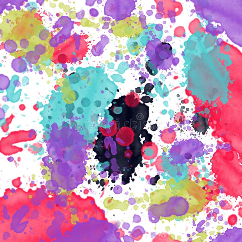 Multi-colored Background with Blotches of Pink,blue,purple Colors ...