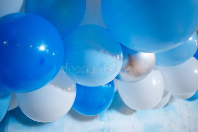 Multi-colored Balloons for a Stock Photo - Image of decoration, festive ...