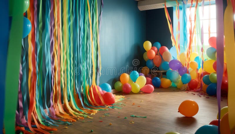 Multi Colored Balloons Create a Vibrant Celebration of Joy and Fun ...