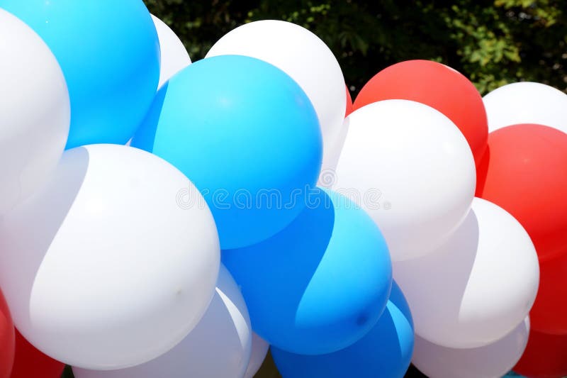 Multi-colored Balloons in Several Colors Stock Image - Image of ...