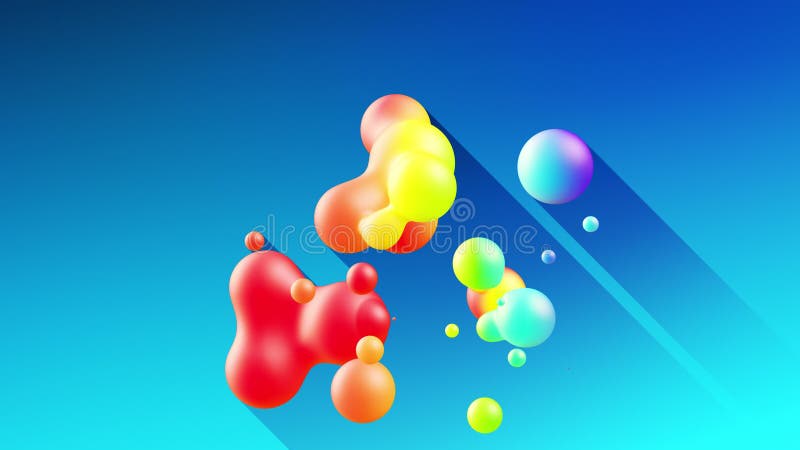 Multi-colored Balls or Bubbles with Popular Gradient Colors and in ...