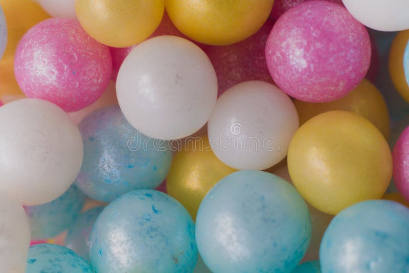 Multi-colored Balls Close-up, Macro Shot Stock Photo - Image of happy ...