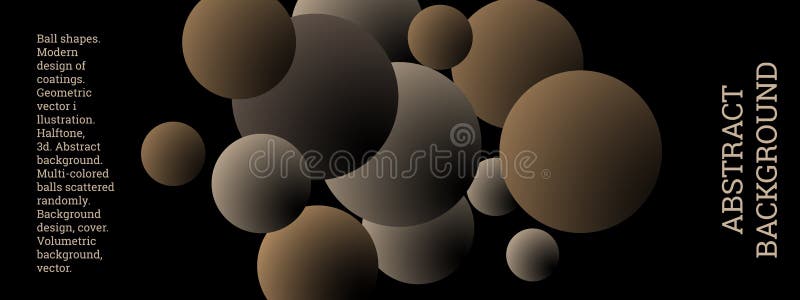 Multi-colored Balls Scattered Randomly. Background Design, Cover ...