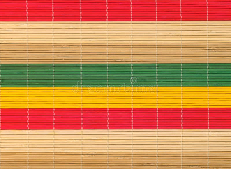 Multi-colored Bamboo Mat Texture Stock Image - Image of material ...