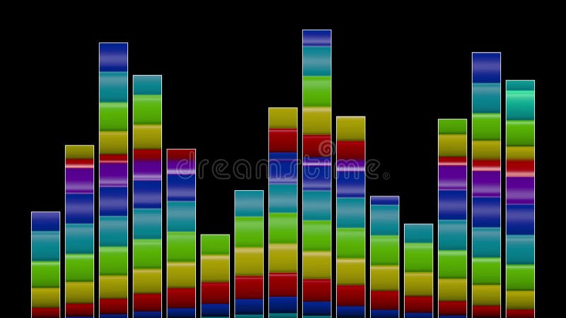 Multi-colored Bands in the Equalizer Structure. Children S Background ...