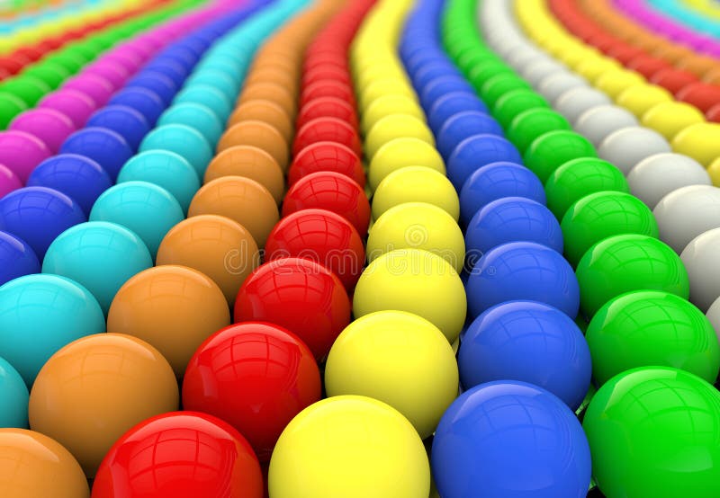 Set of Multi-colored Beads from Pearls and Precious Stones. Vector ...