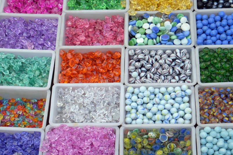 Multi Colored Beads and Tools for Making Jewelry and Crafts Stock Photo ...