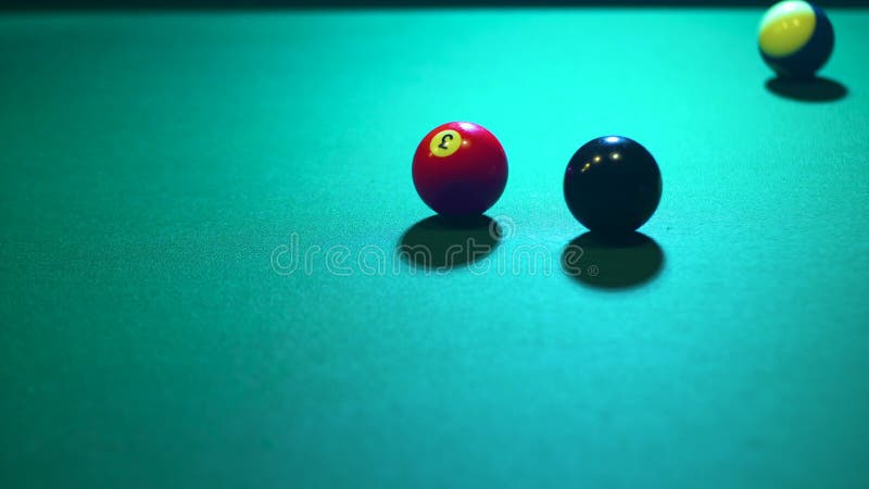 Multi-colored Billiard Balls Roll in Different Directions from Blow ...