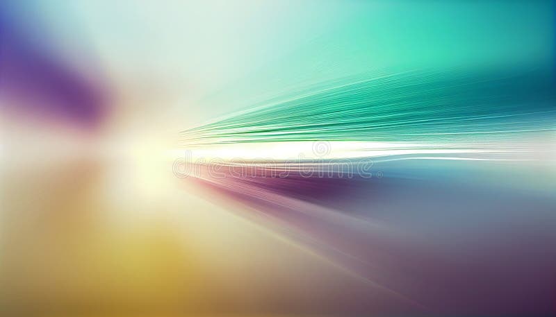 Multi Colored Blur Creates Futuristic Transportation Flow Generated by ...