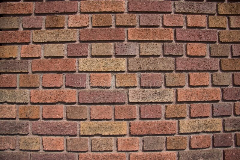 Multi-colored brick wall stock photo. Image of rough, structure - 3400774