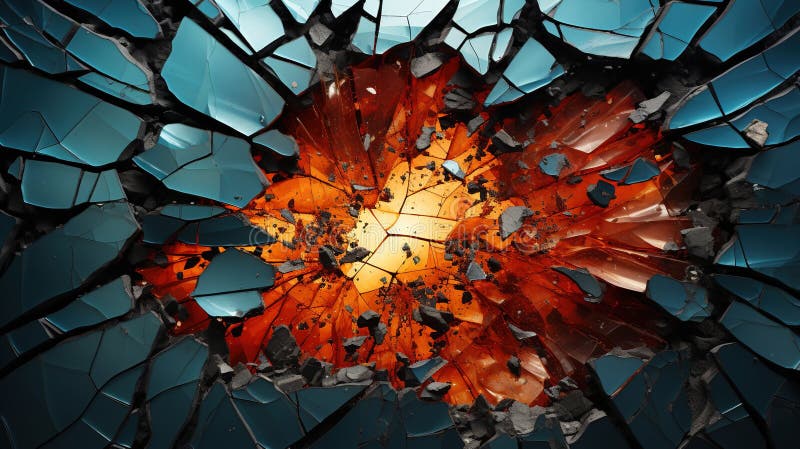 Exploded Glass Stock Illustrations – 494 Exploded Glass Stock ...