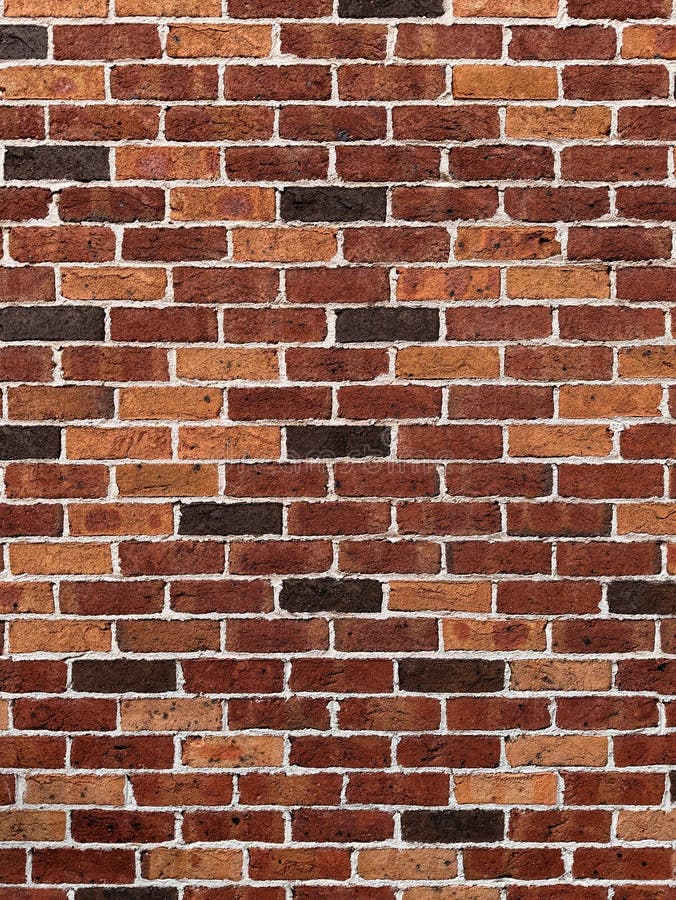 Multi Colored Brown Brick Wall ,background Stock Photo - Image of multi ...