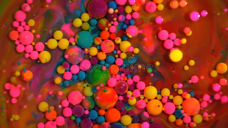 Multi-colored Bubbles in the Water Stock Photo - Image of ideas, drop ...