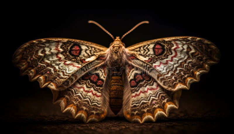 Multi Colored Butterfly Wing, Ornate Pattern, Fragile Beauty Generated ...
