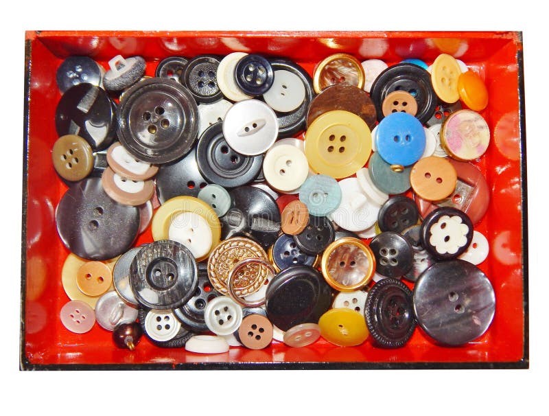 Multi-colored Buttons Close-up Stock Image - Image of button, retro ...