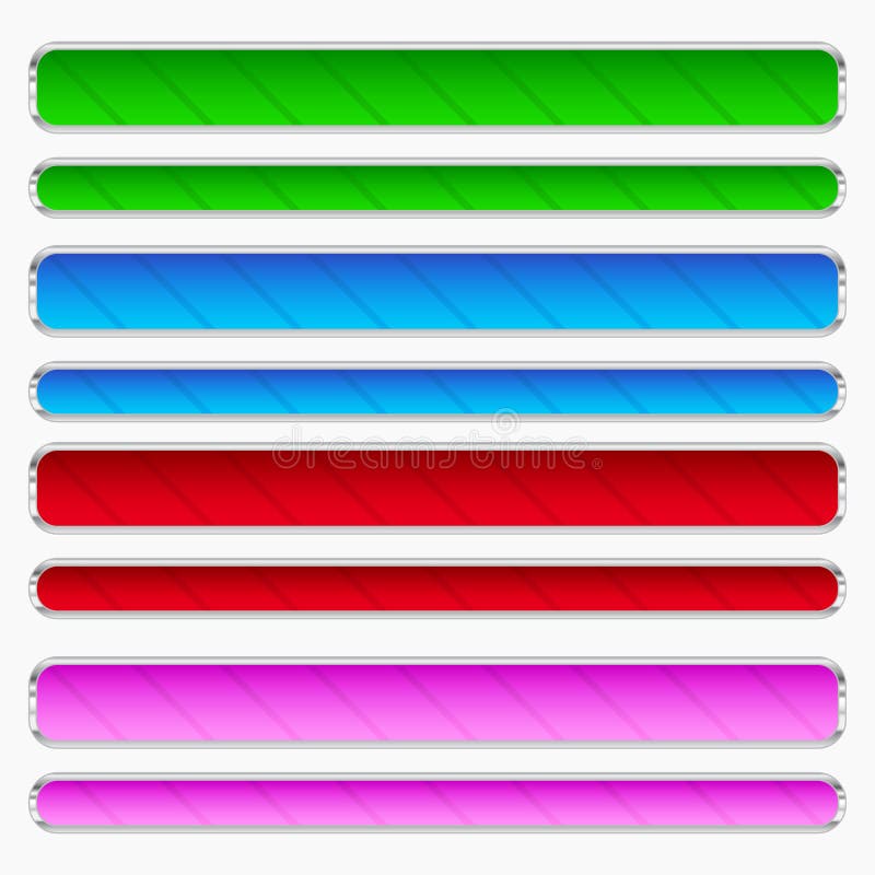 Multi-colored buttons stock vector. Illustration of direction - 38752341