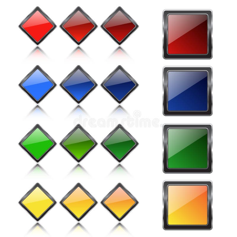 Multi-colored buttons stock vector. Illustration of classic - 49170707