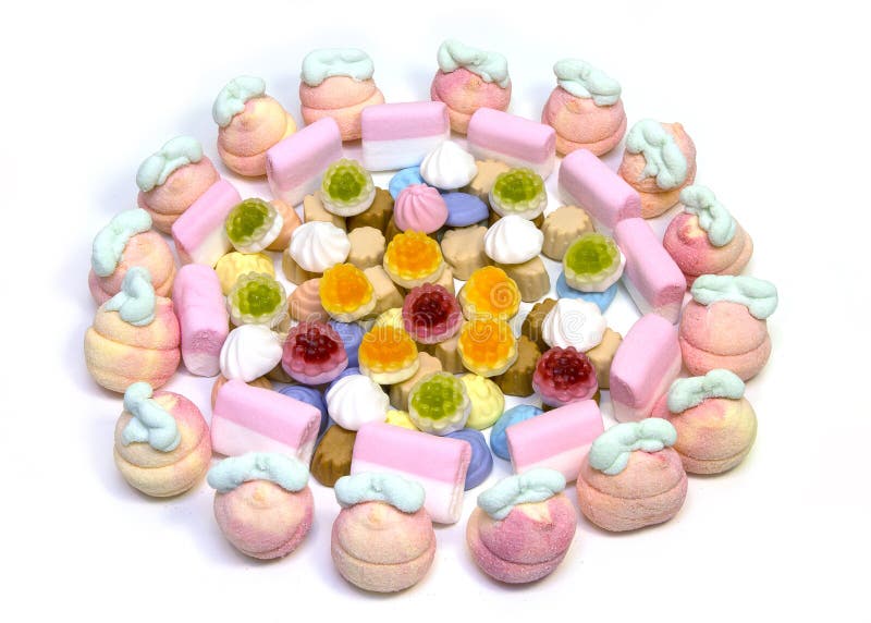 Multi-colored candy. stock image. Image of color, marshmallows - 68517313