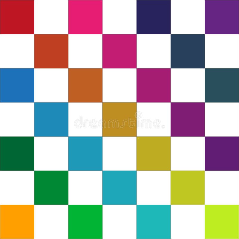 Multi-colored Cells Background. Strategy Concept. Vector Illustration ...