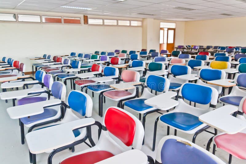 Multi colored chairs stock photo. Image of design, indoors - 23308674