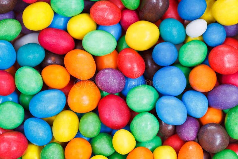 Multi-colored Chocolate Candy Dragees Stock Image - Image of sweet ...