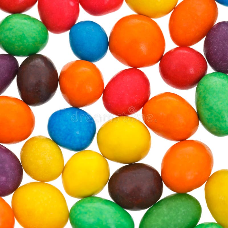 Multi-colored Chocolate Candy Dragees Stock Image - Image of comfit ...