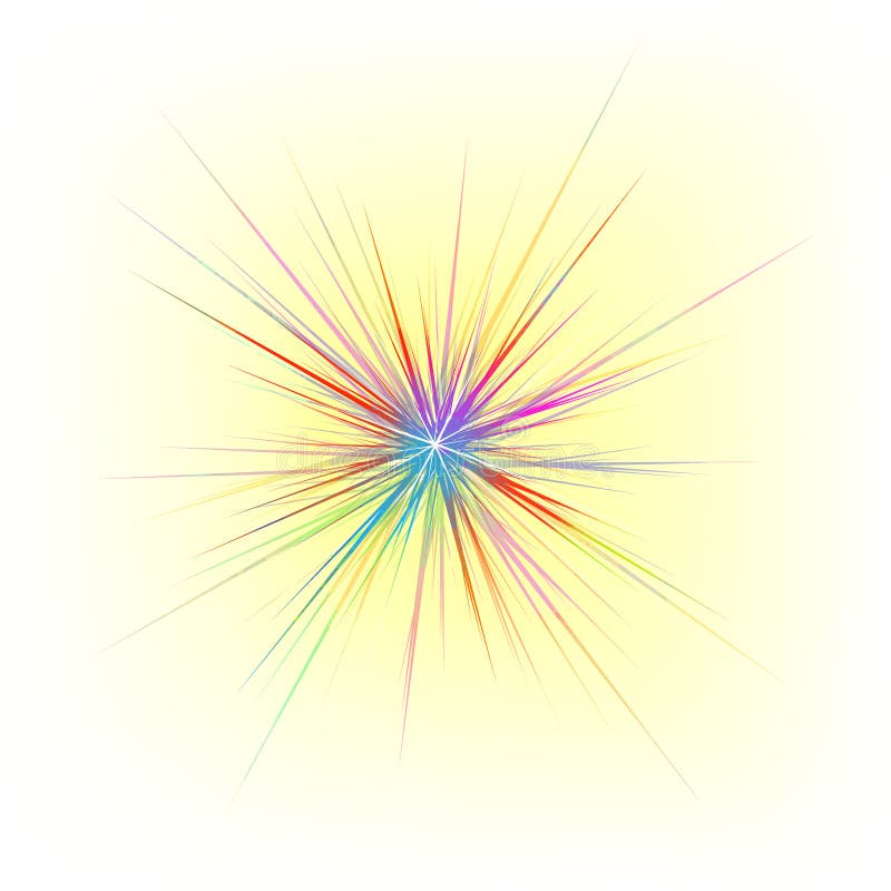 A Multi-colored Christmas Star. Vector Stock Illustration ...