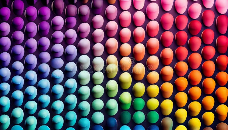 Multi Colored Circles in Vibrant Backdrop, Abstract Decoration ...