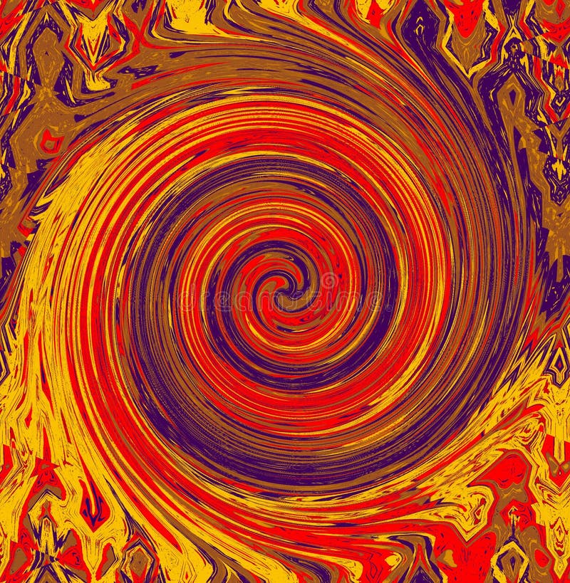 Multi Colored Circular Crew Spiral Stock Illustration - Illustration of ...