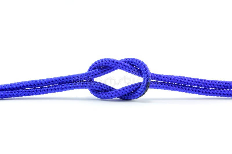 Multi-colored Coiled Rope and Knotted Rope Stock Photo - Image of knot ...