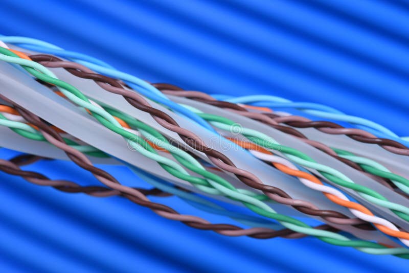 Multi-colored wires stock image. Image of global, macro - 28317003
