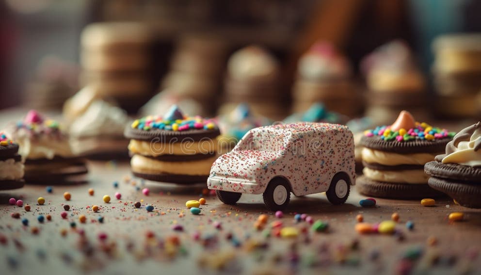 Multi Colored Cookies with Chocolate Icing, a Sweet Indulgence for ...