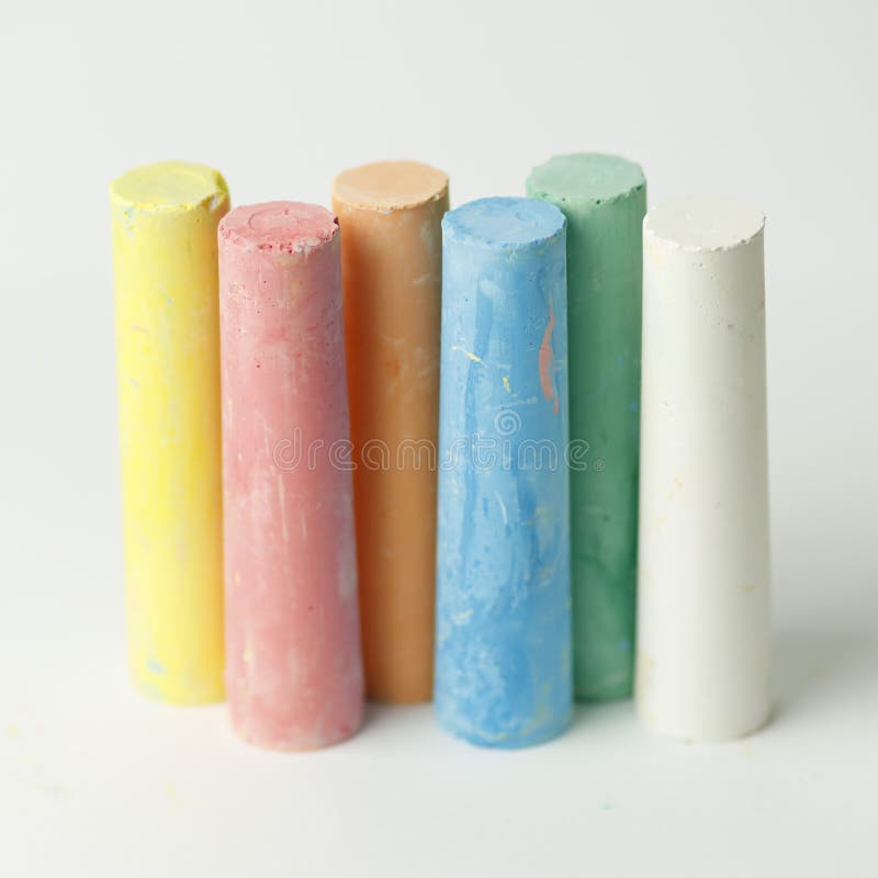 Multi-colored Crayons for Children S Creativity on a White Background ...