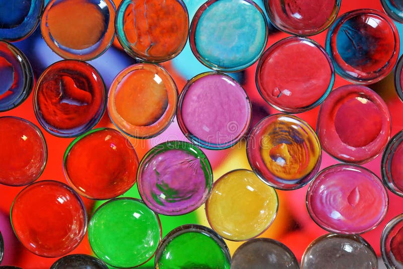 Multi-colored Crystal Bubbles - Perfect for Background or Wallpaper ...