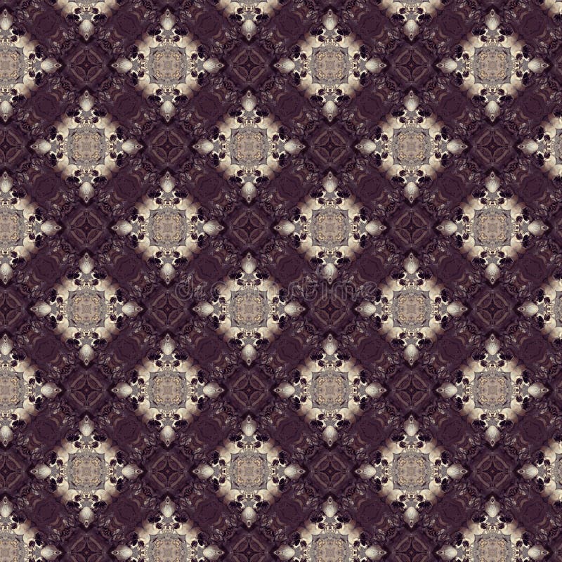 Design of Motive Pattern with Skulls, Stars and Abstract Form Inside ...