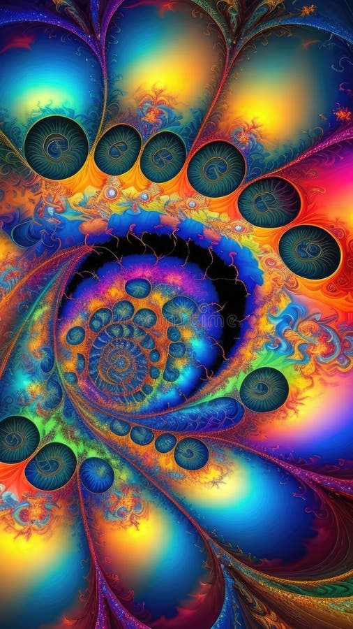 Multi-Colored Desktop Display for Advanced Digital Communication Stock ...