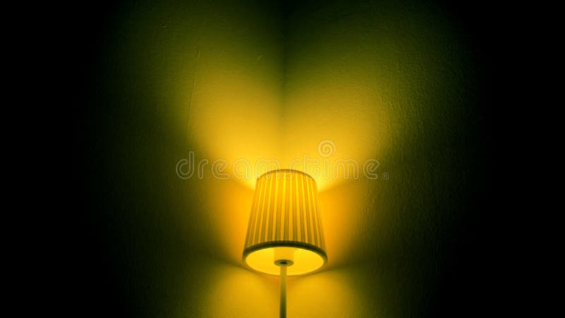 Lamp. Light in the Dark stock photo. Image of spot, lamp - 129154702