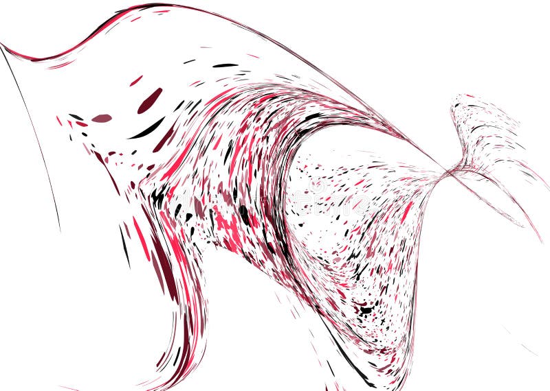 Multi-colored Dust Particles and Debris, Paint Splashes, Strokes are ...