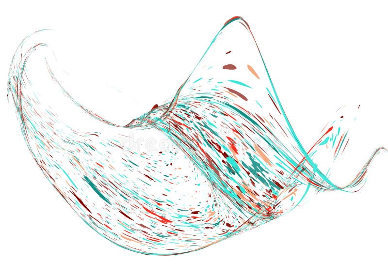 Multi-colored Dust Particles and Debris, Paint Splashes, Strokes are ...