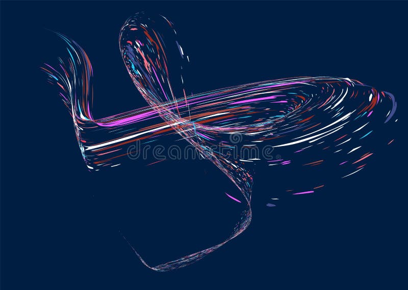 Multi-colored Dust Particles and Debris, Paint Splashes, Strokes are ...