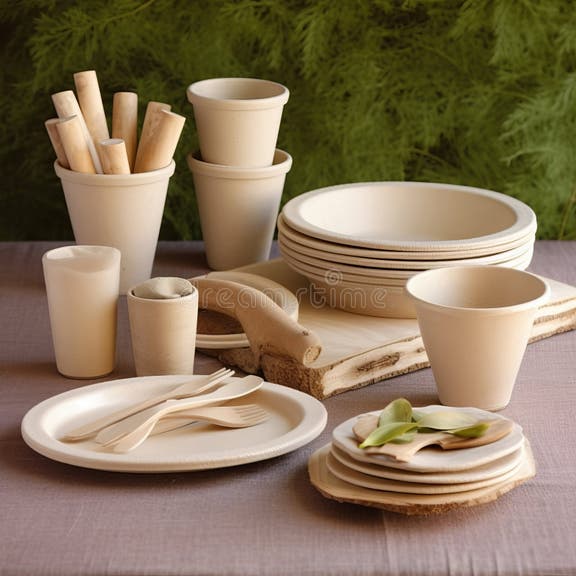 Multi-colored Earthenware, Decorative Plate Set for Food. Eco-friendly ...