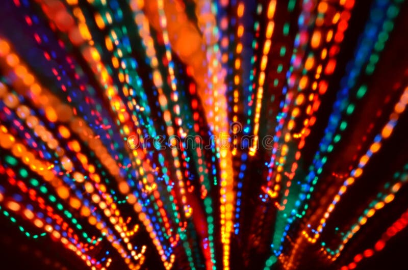 Multi-colored Explosion of Lights. Stock Image - Image of glowing ...