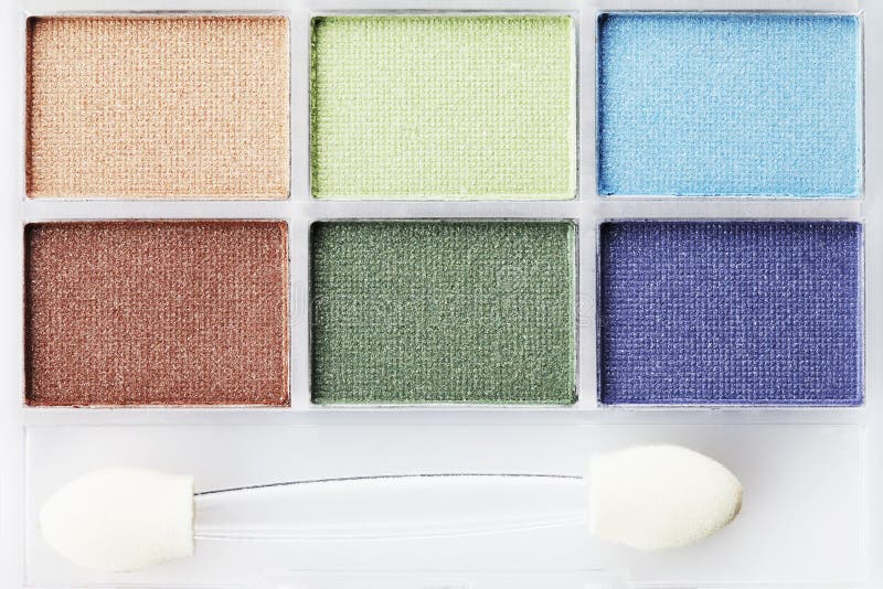 Multi-colored Eye Shadow Palette Stock Photo - Image of palette ...