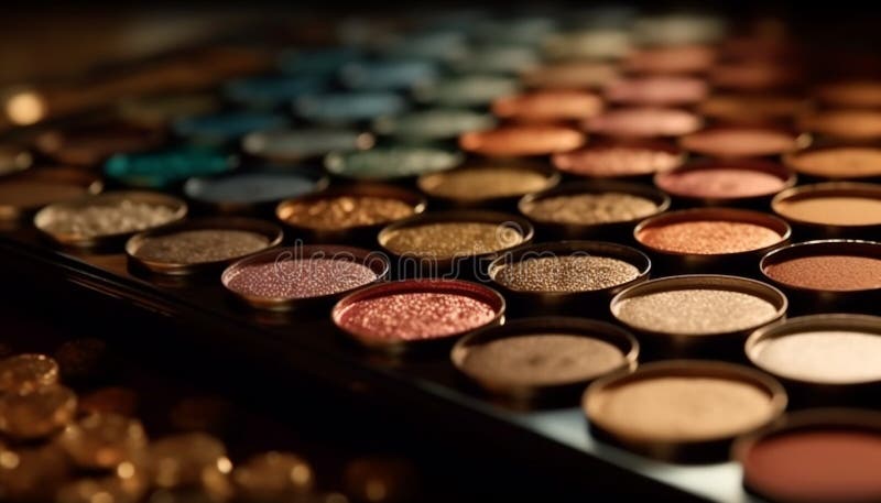 Multi Colored Eyeshadow Palette a Beauty Collection for Glamorous Eyes ...