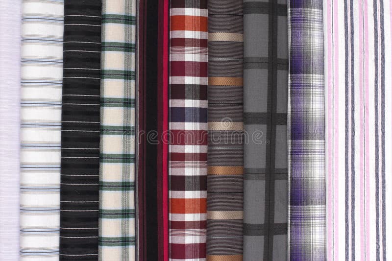 Multi-colored Fabric Layers with Plaid and Stripe Patterns, Ideal for ...