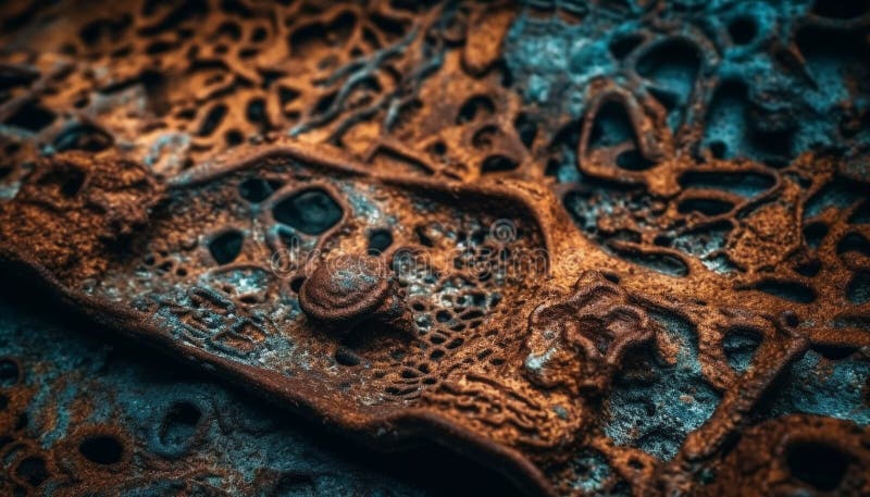 Multi Colored Fish Swim in Abstract Underwater Reef Generated by AI ...