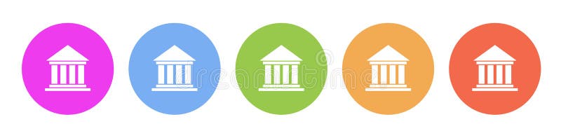 Round Museum Icon Stock Illustrations – 922 Round Museum Icon Stock ...