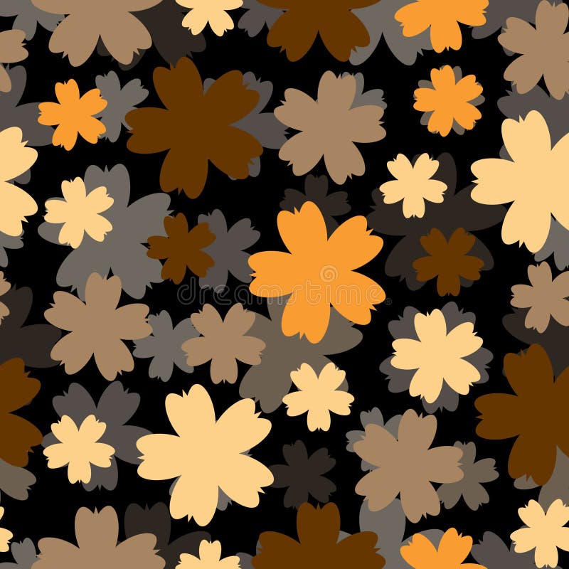 Multi-colored Flowers on a Homogeneous Background Stock Vector ...